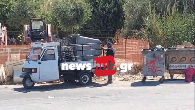 Ηράκλειο: Φόρτωσε τον κάδο απορριμμάτων και εξαφανίστηκε - Αλυτο το ...