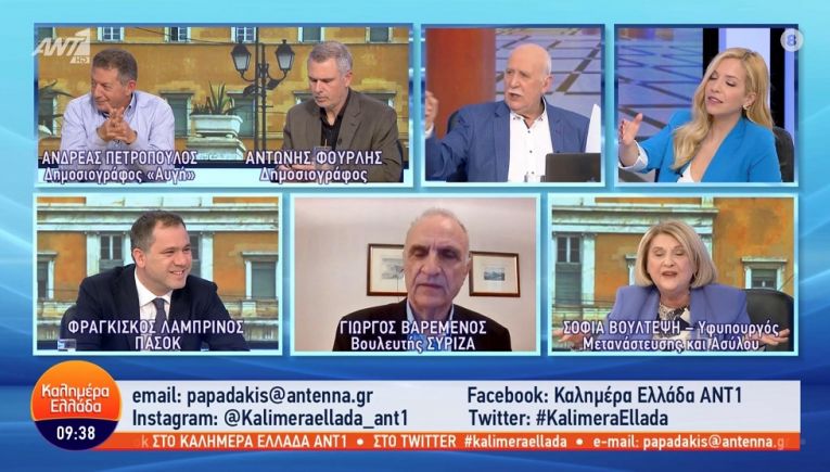 Ο Φ. Λαμπρινός στον ΑΝΤ1: Το ΠΑΣΟΚ-ΚΙΝΑΛ κάνει το καθήκον του για τη ...