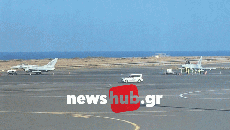 Ηράκλειο: Μαχητικά αεροσκάφη στο αεροδρόμιο «Νίκος Καζαντζάκης» - Για ...