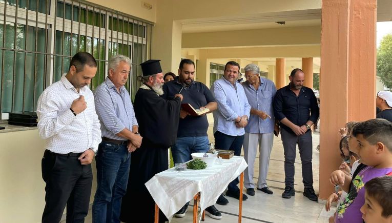 Σε τρία σχολεία του Γαζίου, για το πρώτο κουδούνι ο Δημήτρης Πιτσικάκης ...
