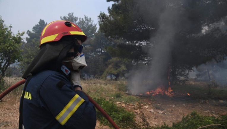 Μεγάλη φωτιά τώρα στην Εύβοια - 'Ηχησε το 112 γα τον Αλμυροπόταμο ...