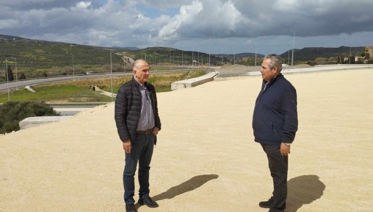 Συνάντηση Νίκου Σκουλά με τον Δήμαρχο Μινώα Πεδιάδας και αυτοψία στον ...
