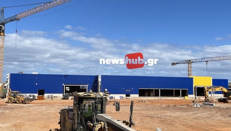 Με γοργούς ρυθμούς προχωρά το νέο μεγάλο κατάστημα ΙΚΕΑ στα Δυο Αοράκια ...