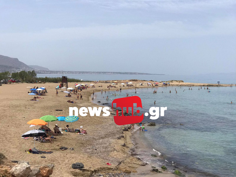 Ηράκλειο: Εξόρμηση στις παραλίες για να δροσιστούν από τον...καύσωνα ...