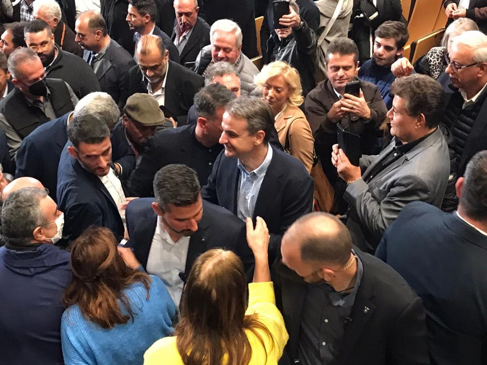Μητσοτάκης από το Ηράκλειο: Η Κρήτη να γίνει «γαλάζια» από τη μιά άκρη ...