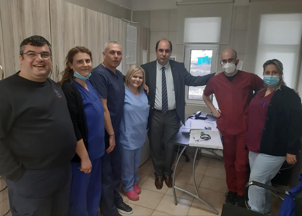 Επίσκεψη του υποφήφιου βουλευτή της Νέας Δημοκρατίας Επιτροπάκη Γιώργου ...